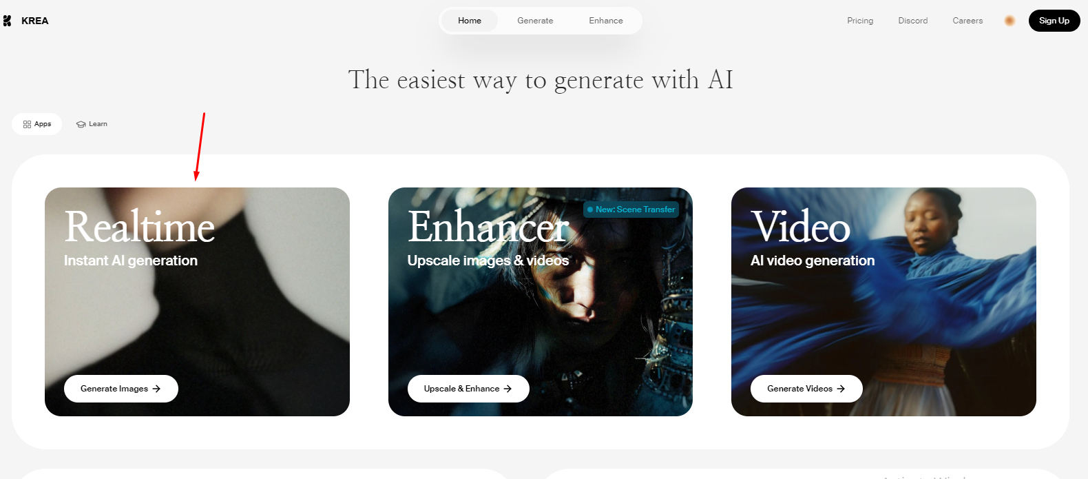 Krea AI : Real time AI Image generator, Upscale, Enhancer » AI-Q