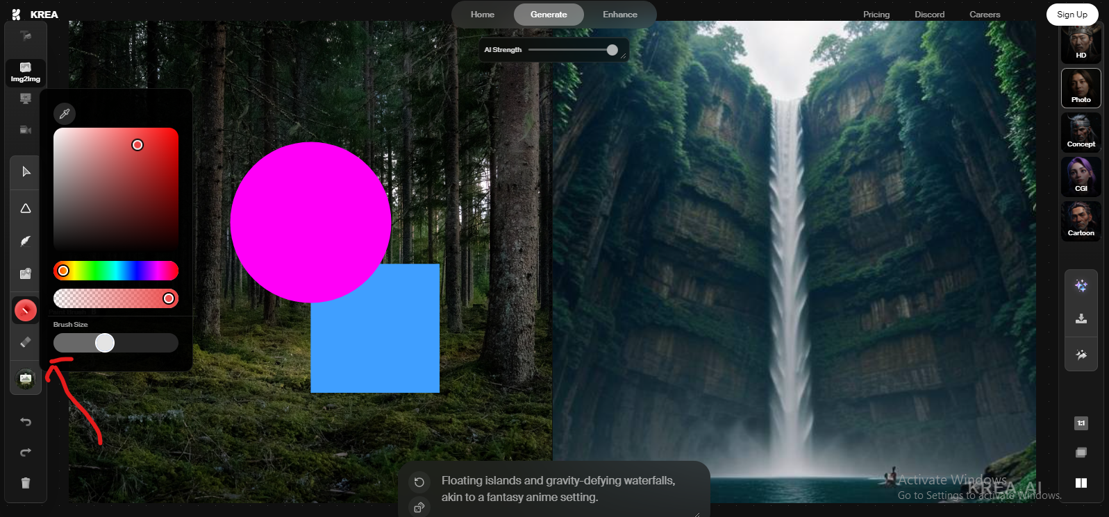 Krea AI : Real time AI Image generator, Upscale, Enhancer » AI-Q